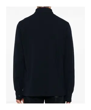 Etro Logo-embroidered Long-sleeve Polo Shirt