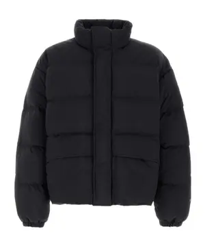 JIL SANDER Long-sleeve Stand-collar Down Jacket - Navy