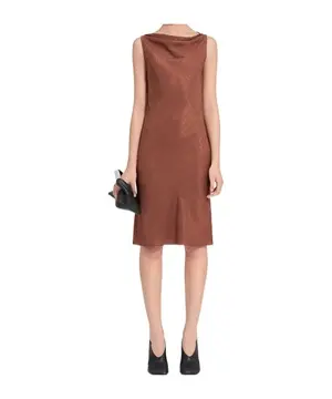 MAISON MARGIELA Jacquard Dress - Light Brown