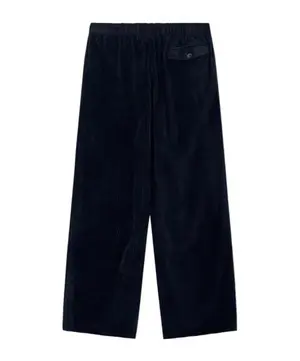 Giorgio Armani Trouser Oversized Fit Ribbed Viscose Velvet