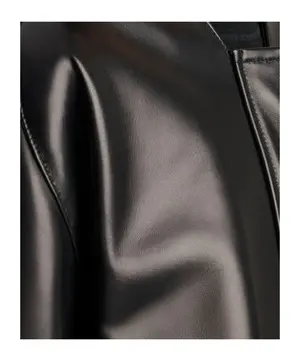 Khaite Cropped Leather Jacket