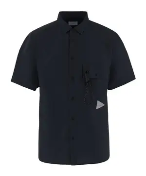 AND WANDER Collared Short-sleeved Shirt