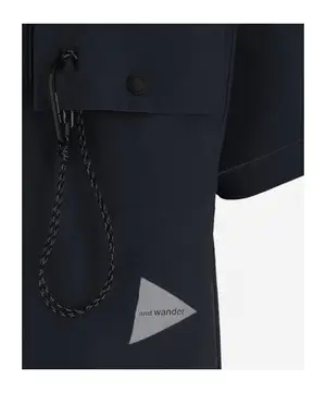 AND WANDER Collared Short-sleeved Shirt