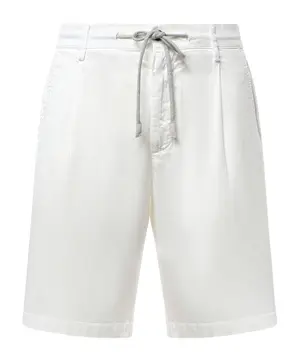 Eleventy Drawstring Bermuda Shorts - White