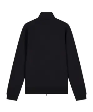Emporio Armani Modal Jersey Full-zip Sweatshirt With Logo Plaque