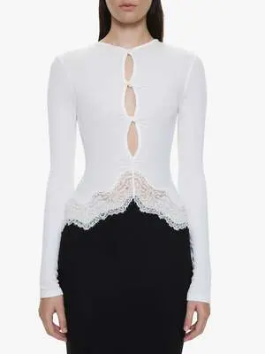 Christopher Esber Open Twist Verner Lace Dress