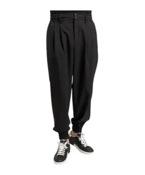 Dolce & Gabbana Casual Trousers With Belt Loops - Black