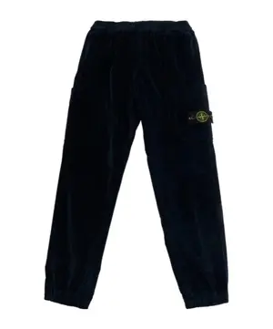 Stone Island Compass-patch Corduroy Cargo Pants - Blue