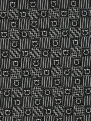 FERRAGAMO Gancini Silk Jacquard Tie