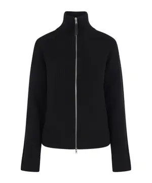 MAISON MARGIELA Zip-up Sweater - Black
