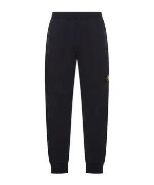 Stone Island Elastic-waist Athletic Pants - Black