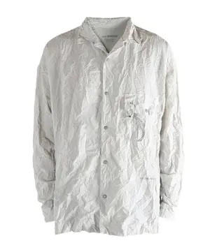 AND WANDER Pleated Shirt - No