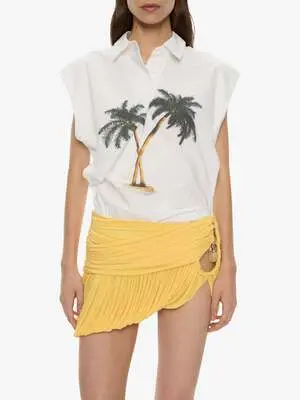 Christopher Esber Beach Glass Bubble Mini Skirt - Soleil