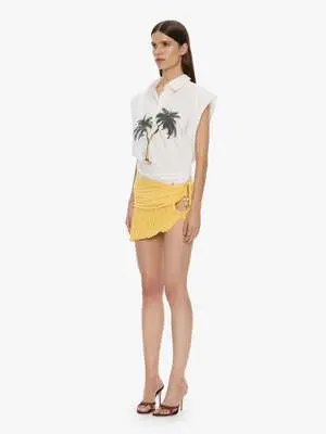 Christopher Esber Beach Glass Bubble Mini Skirt - Soleil