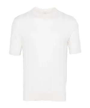 Eleventy Round-neck T-shirt - White