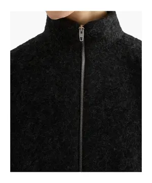 JIL SANDER Zip-up Wool-fleece Sweater