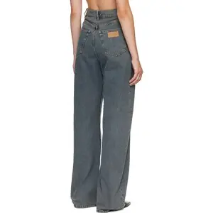 MAISON MARGIELA Back To Back Wide-leg Jeans - Grey