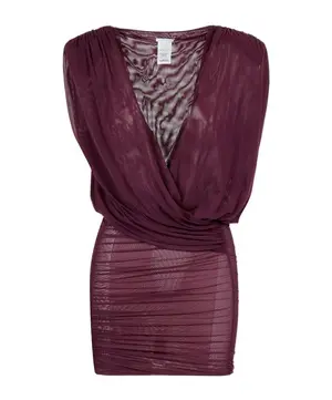 AMAZUIN Ruffled Mini Dress