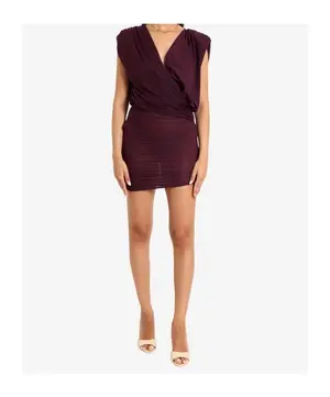 AMAZUIN Ruffled Mini Dress