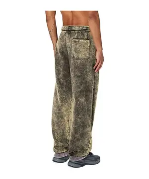 DIESEL® Drawstring Pants With Ribbed Trim