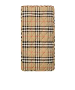 Burberry Check Trim Quilted Nylon Baby Changing Bag
