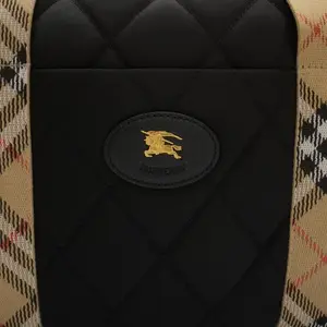 Burberry Check Trim Quilted Nylon Baby Changing Bag