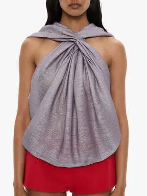 Christopher Esber Draped Hooded Top