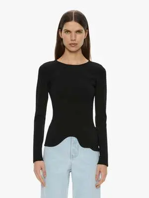 Christopher Esber Maparadita Long Sleeve Top - Black