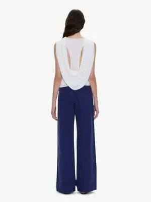 Christopher Esber Ripple Drape Top - White