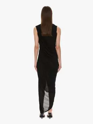 Christopher Esber Ripple Crystal Plunge Maxi Dress