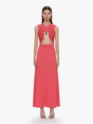 Christopher Esber Hiero Crystal Disconnect Tank Dress - Pink