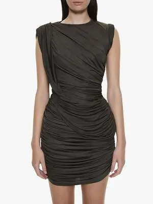 Christopher Esber Verve Twisted Tank Mini Dress - Brown