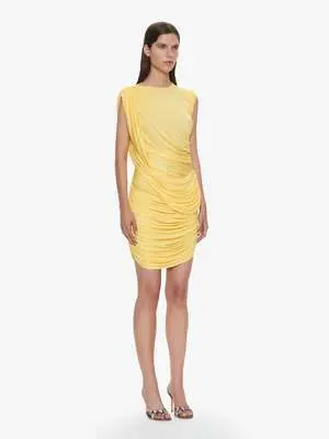 Christopher Esber Verve Twisted Tank Mini Dress - Soleil