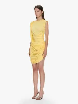 Christopher Esber Verve Twisted Tank Mini Dress - Soleil