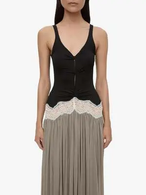 Christopher Esber Open Twist Verner Lace Tank Dress