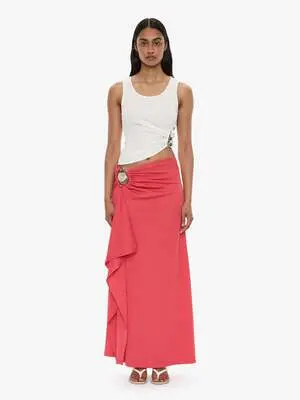 Christopher Esber Occhio Crystal Cascade Skirt - Pink