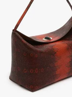 Christopher Esber Turnlock Lizard Shoulder Bag
