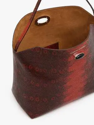 Christopher Esber Turnlock Lizard Shoulder Bag