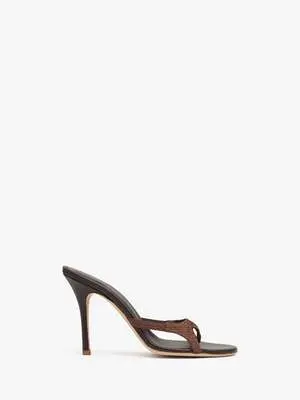 Christopher Esber Alocasia Heel Sandals - Brown