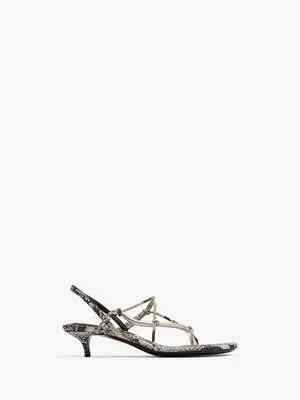 Christopher Esber Molten Micro Heel Sandals