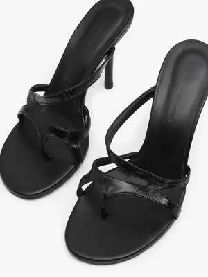Christopher Esber Calathea Stiletto Heel Sandals - Black