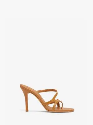 Christopher Esber Calathea Stiletto Heel Sandals - Brown