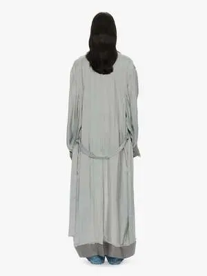 Christopher Esber Retract Tailored Duster Coat In Viscose Herringbone