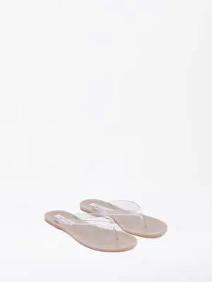 Christopher Esber Transparent Flip Flops - Clear