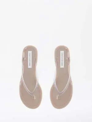Christopher Esber Transparent Flip Flops - Clear