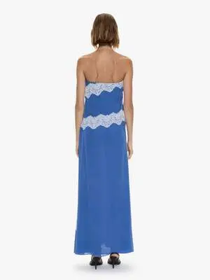 Christopher Esber Verve Lace Strapless Maxi Dress