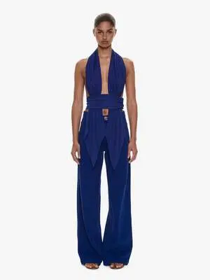Christopher Esber Scarf Draped Halter Top