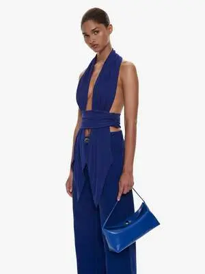 Christopher Esber Scarf Draped Halter Top