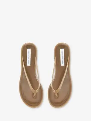 Christopher Esber Jo" Flip Flop - Brown
