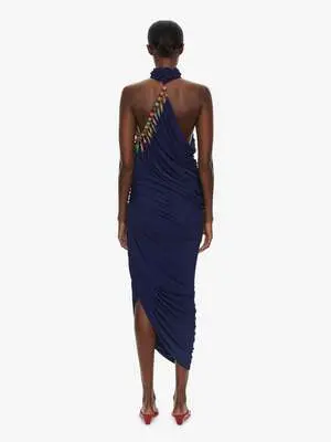 Christopher Esber Tropique Droplet Halter Dress